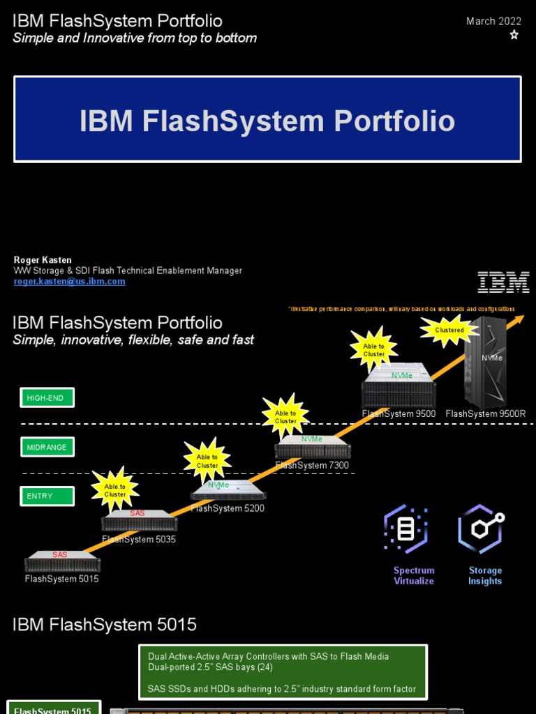IBM FlashSystem Product Overview | PDF | Solid State Drive ...