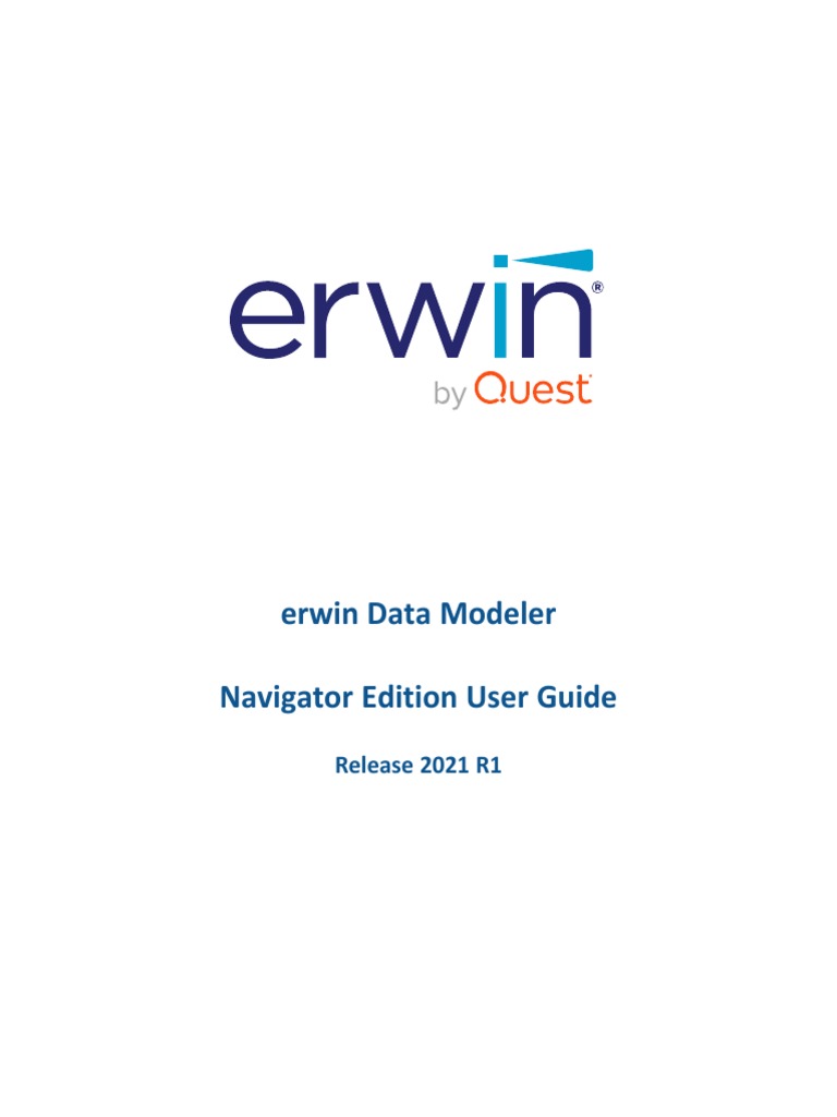 Erwin Data Modeler Navigator Edition User Guide - 2021 R1 | PDF | Databases | Data Model
