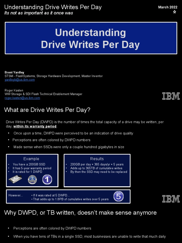 06-FlashSystem - Understanding DWPD | PDF | Solid State Drive ...