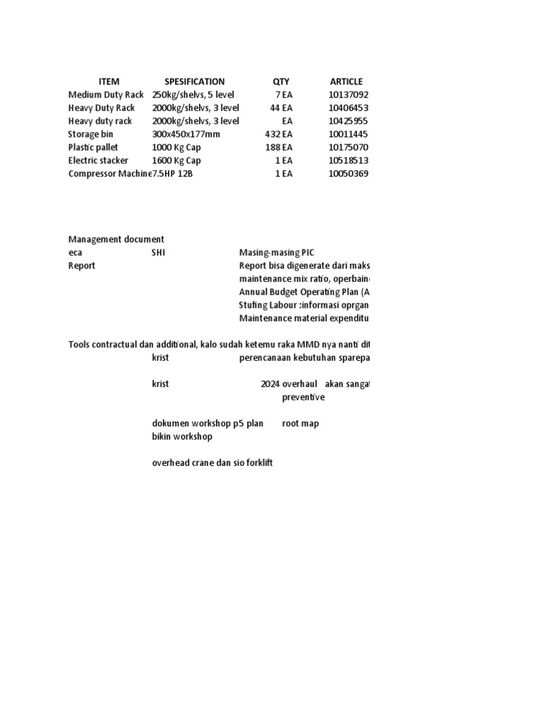 Quotation - Warehouse | PDF | Komputer