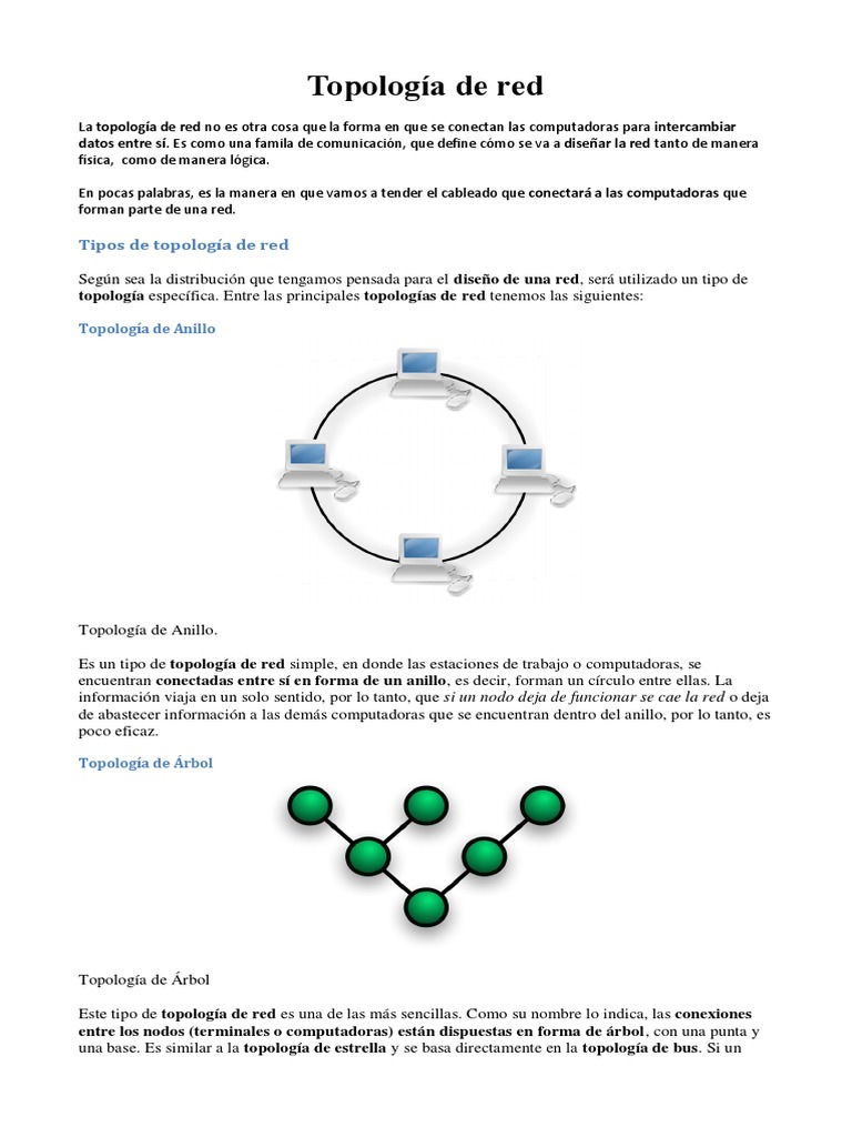 Topología de Red | PDF