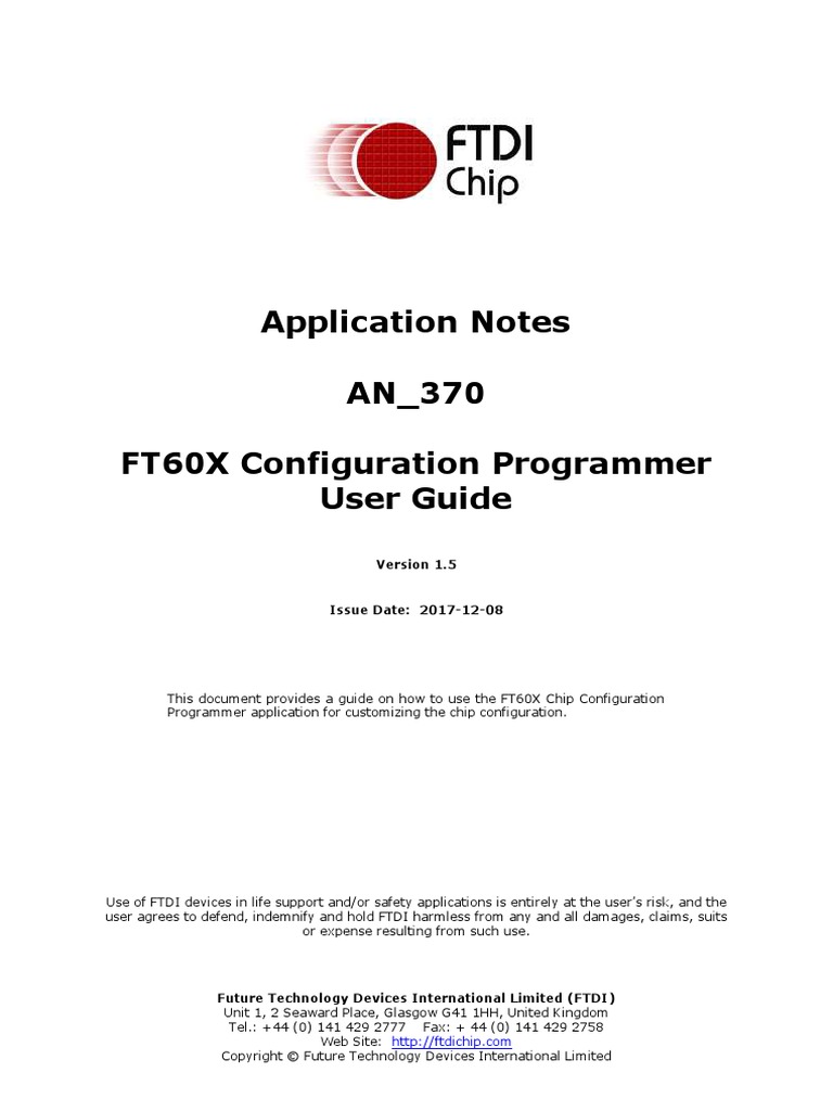 An 370 FT60X Configuration Programmer User Guide | Download Free PDF ...