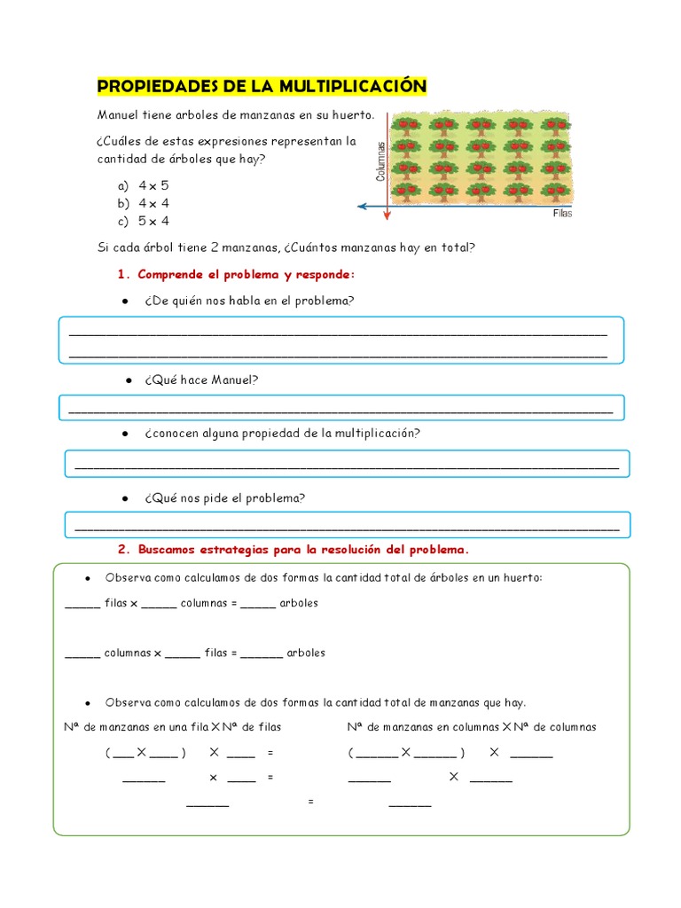 Propiedades de Multiplicacion | PDF | Multiplicación | Matemáticas