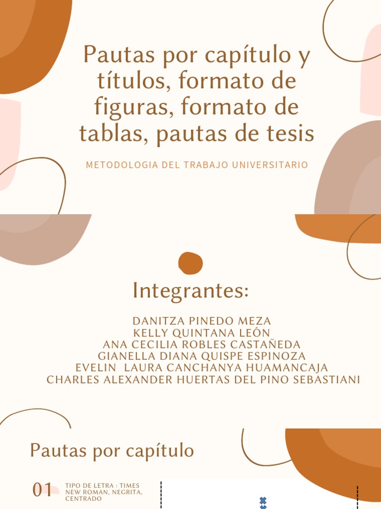 Metodología Títulos y Tablas | PDF