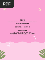 Contoh RPP Paud Merdeka Belajara | PDF