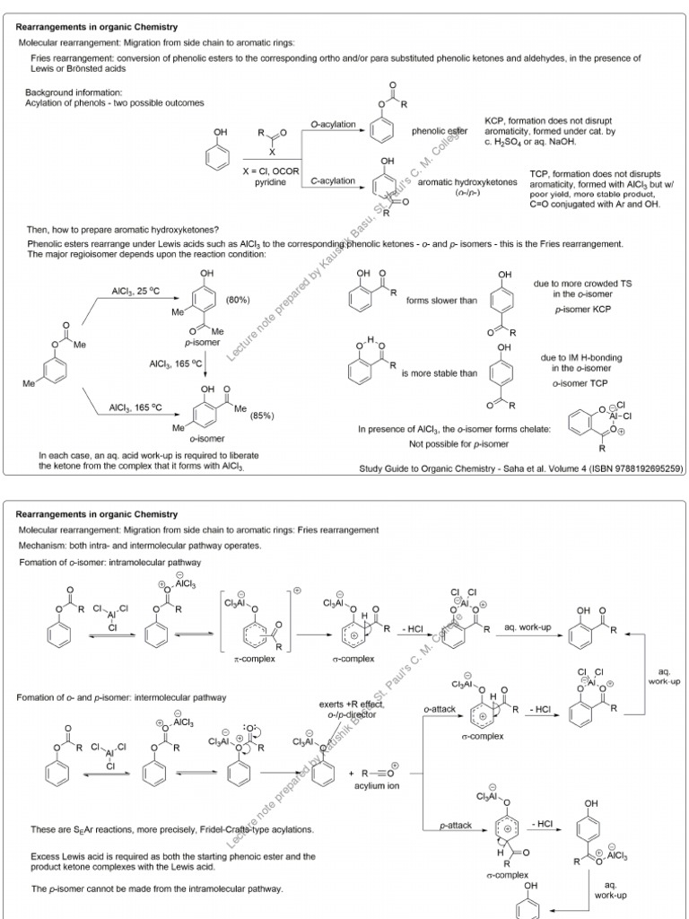 Aromatic Rearrangement 1 G | PDF