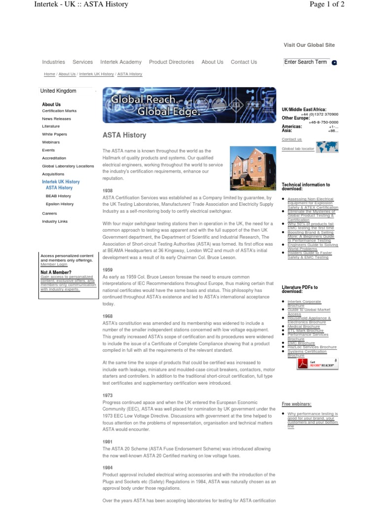 ASTA-BEAB Information | PDF | Electromagnetic Compatibility | Iso 9000
