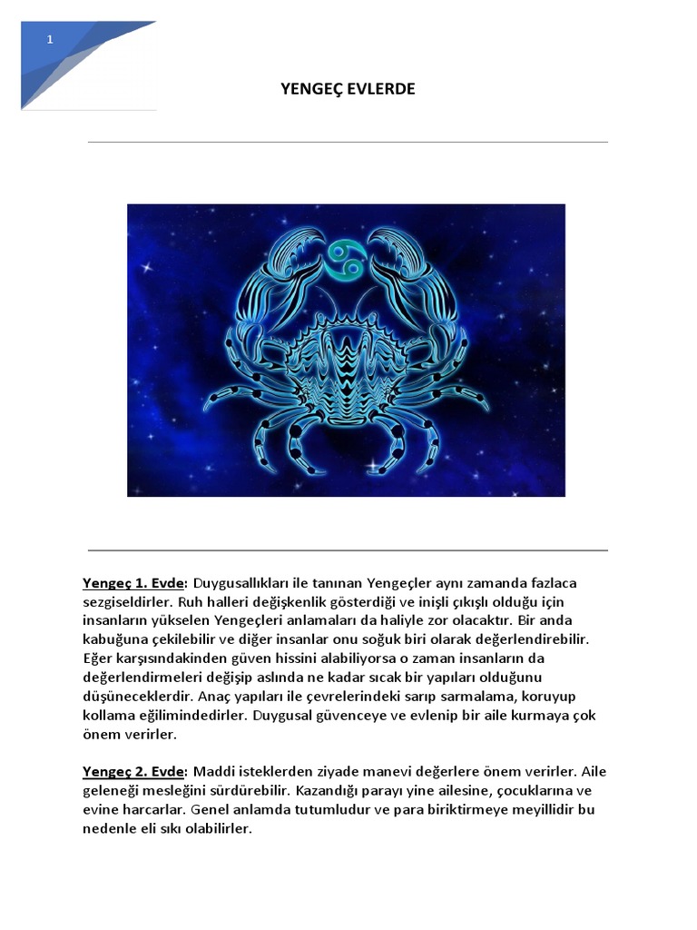 4 - YENGEÇ EVLERDE | PDF