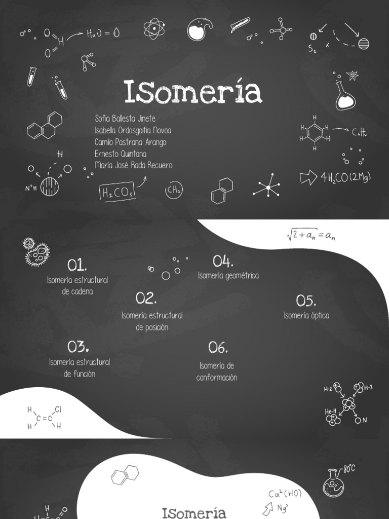 Chemistry Lesson _ by Slidesgo | PDF | Isómero | Química Física