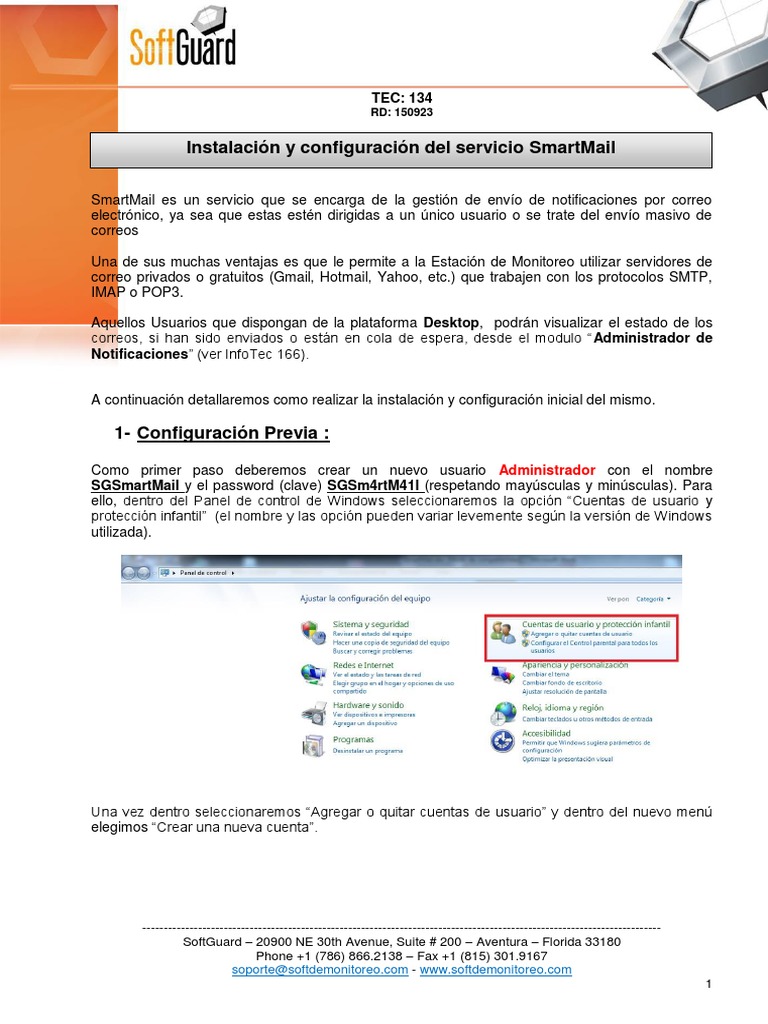 TEC134 - Instalacion y Configuracion Del Servicio SMART MAIL | PDF | Transport Layer Security ...