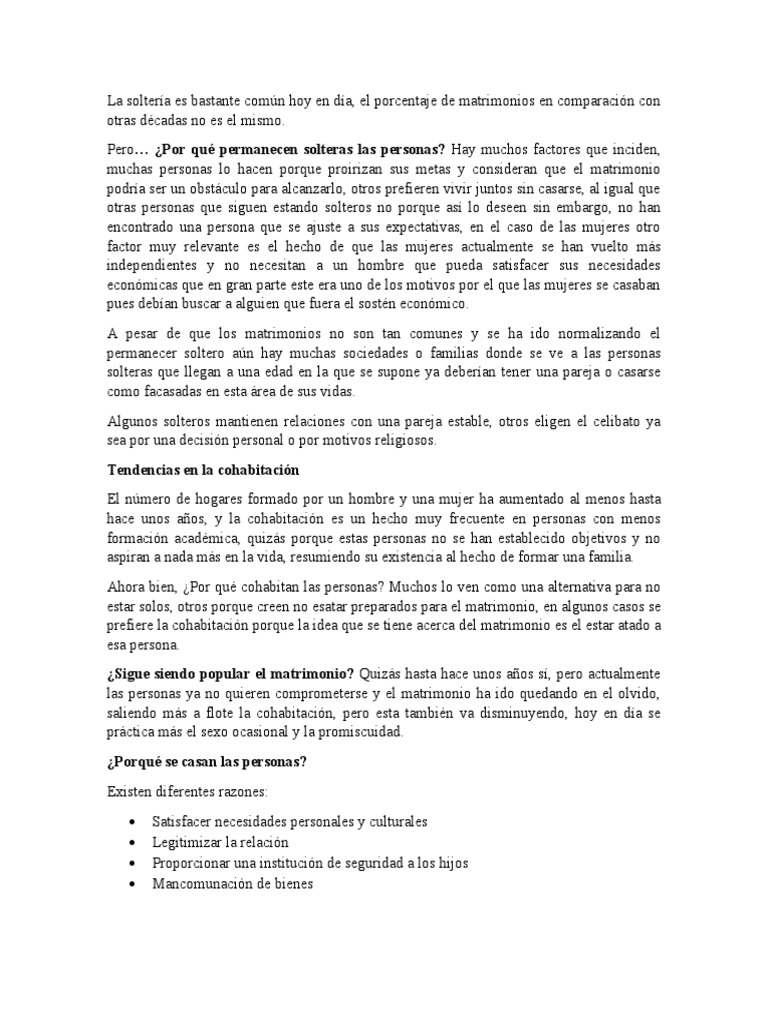 Resumen Capítulo 11 | PDF | Vejez | Matrimonio