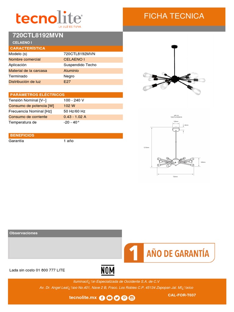 Ficha Técnica | PDF