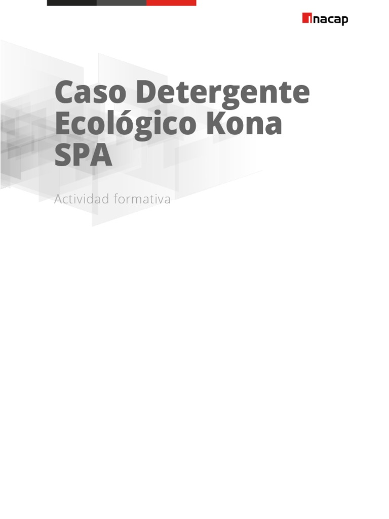 Actividad Detergente Ecológico Kona SPA | PDF