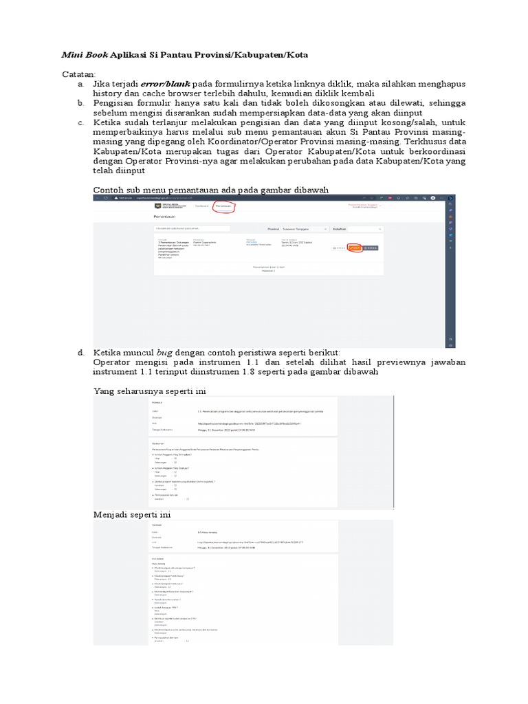 Mini Book Si Pantau | PDF