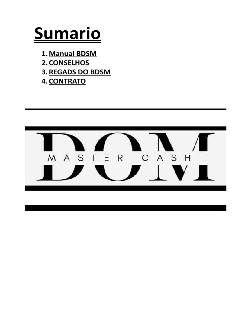 Master Dom Feed | PDF | BDSM | Domínio e submissão