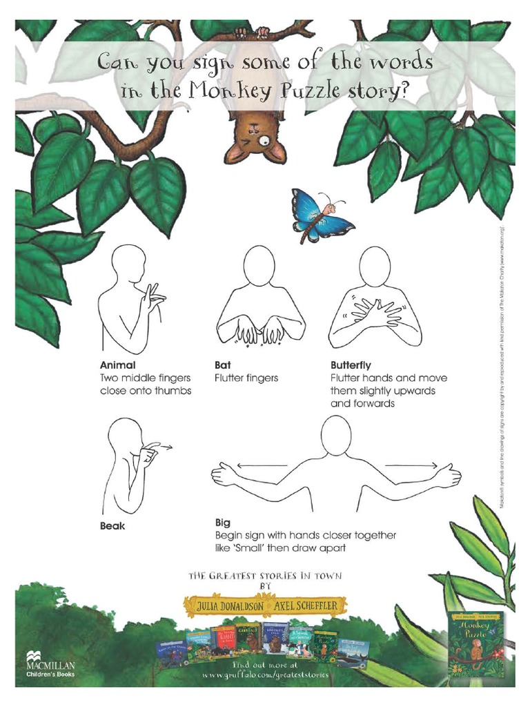 Monkey Puzzle Activity Sheet | PDF