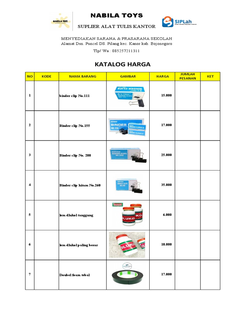 Katalog Atk Nabilatoys 2022 | PDF