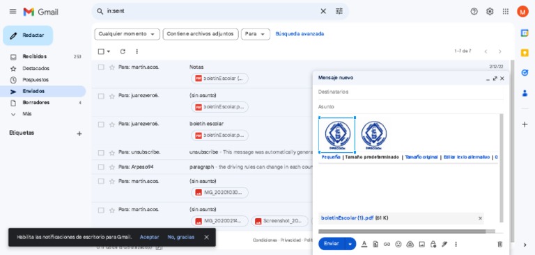 Enviados - Martin - Acostaj2000@gmail - Com - Gmail | PDF | Software | Informática