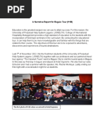 Educational Tour Narrative Report | PDF | Philippines | Luzon