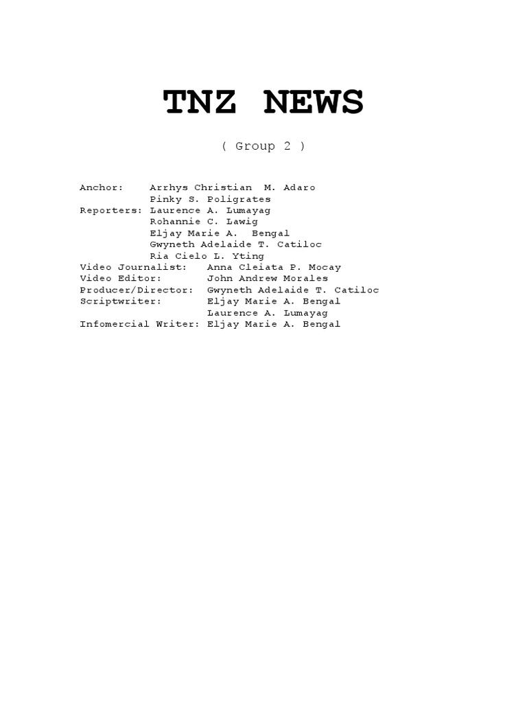 TNC News 1 | PDF | Materials | Textiles