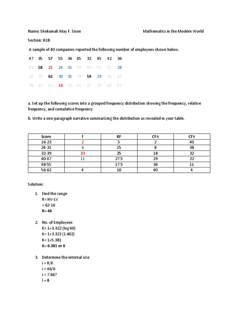 MATH MIDTERM ASSIGNMENT #1 | PDF