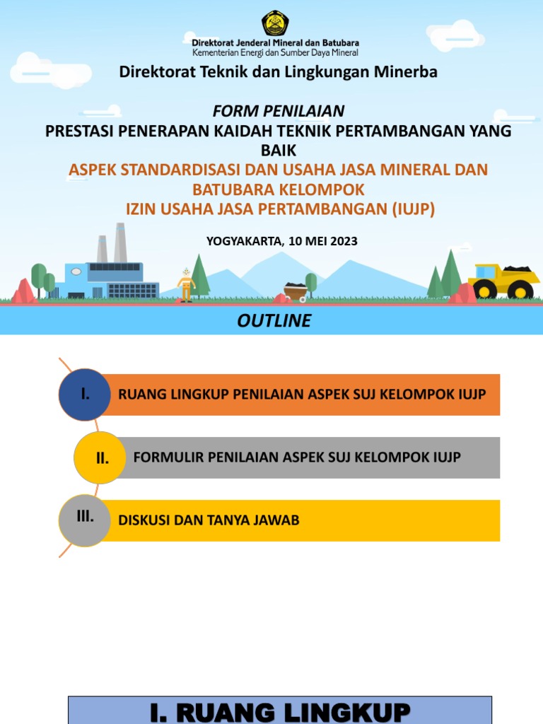 Sosialisasi Penilaian GMP Kelompok IUJP 2023 (Share) | PDF
