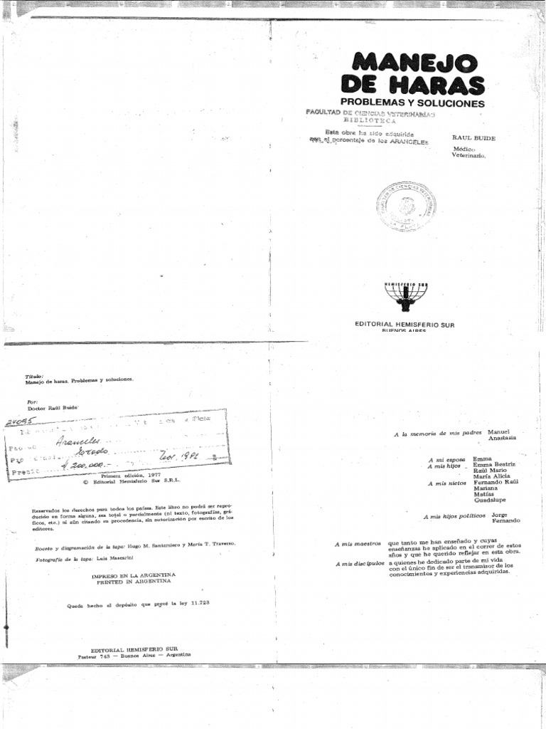 Manejo de Haras | PDF