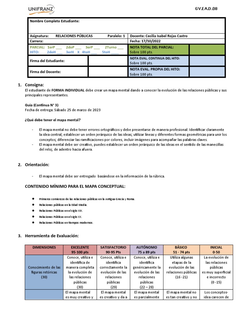 Continua Hito 2 - 2023 - Relaciones Públicas Final | PDF | Cognición