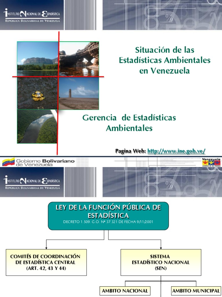 Situación Actual de Las Estadísticas Ambientales en Venezuela | PDF ...