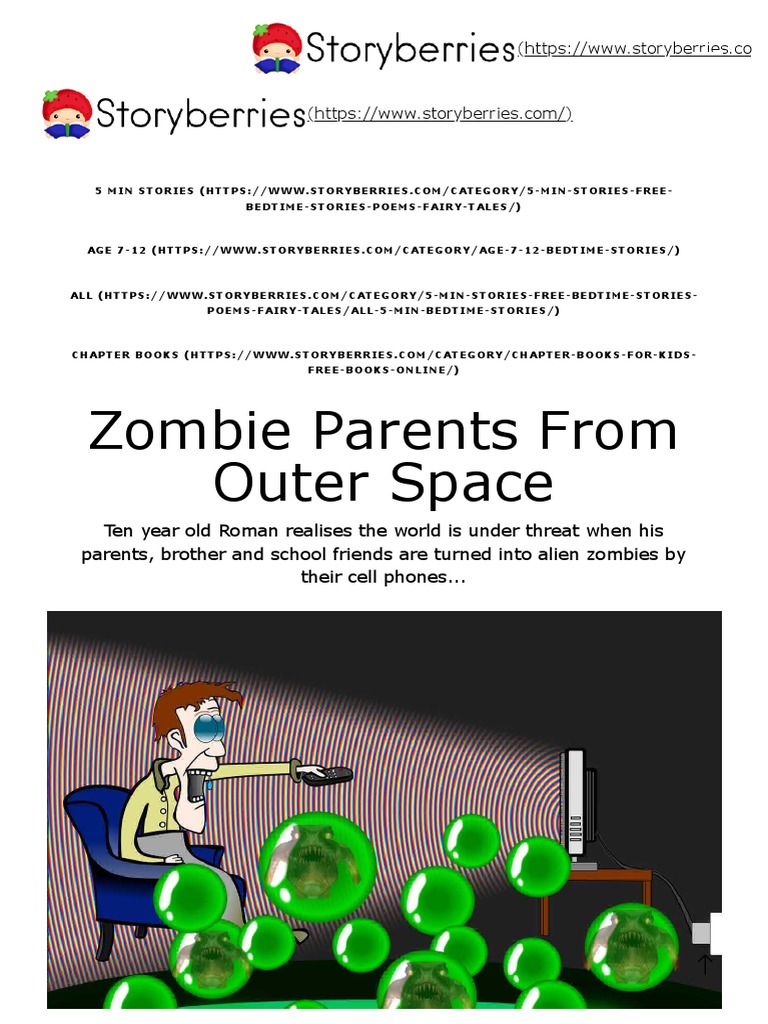 Zombie Parents From Outer Space - Serials - Bedtime Stories | PDF