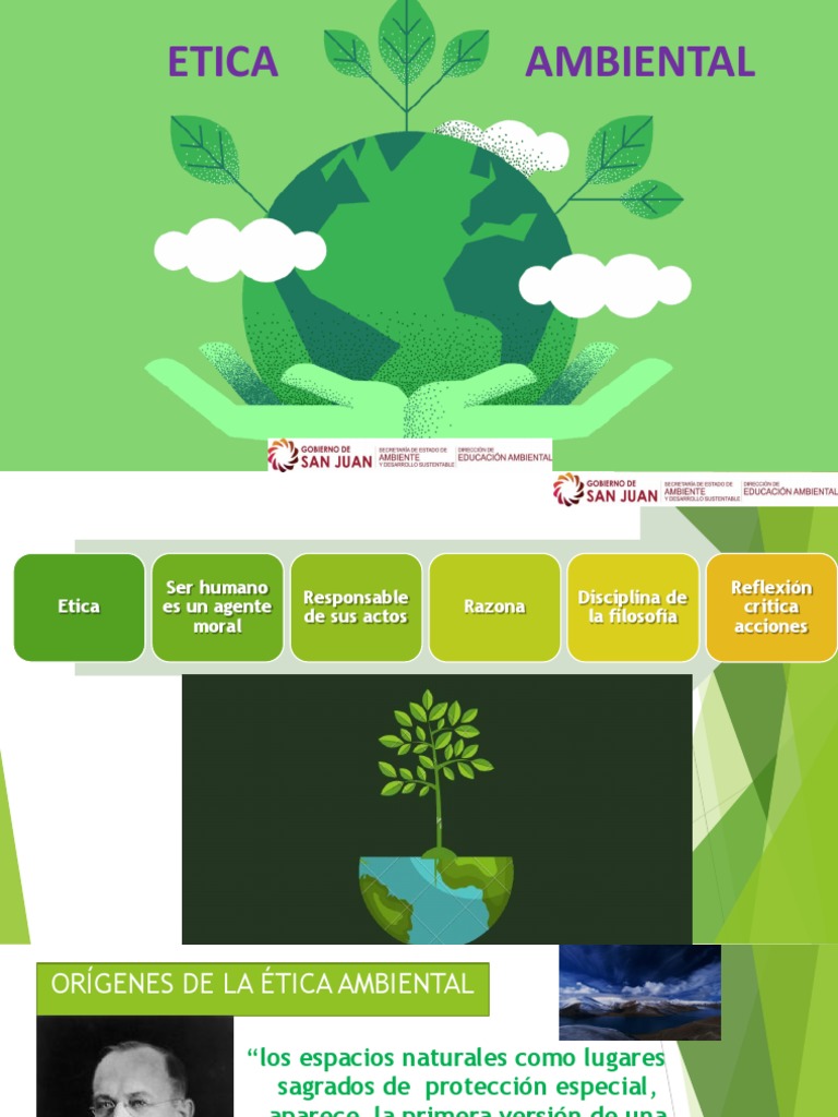 Etica Ambiental Pdf Entorno Natural Sustentabilidad