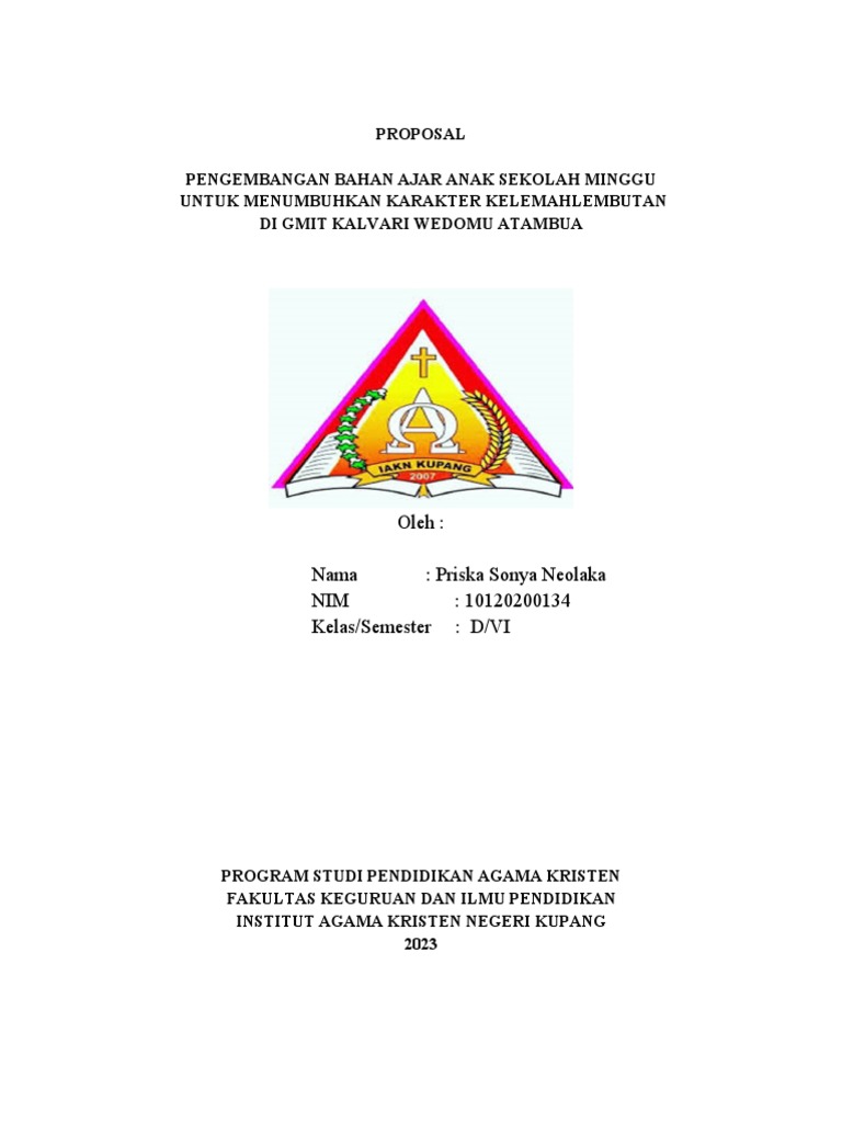 Proposal Pengembangan | PDF