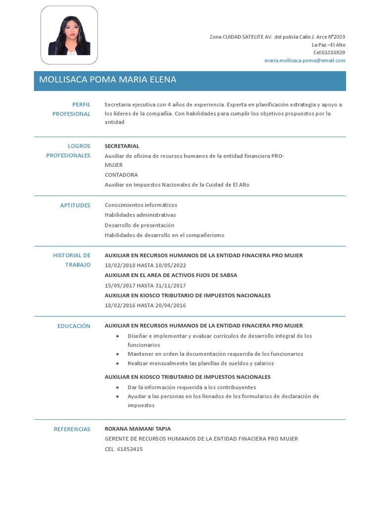 CV-Funcional-Word(1) | PDF | Gestión de recursos humanos