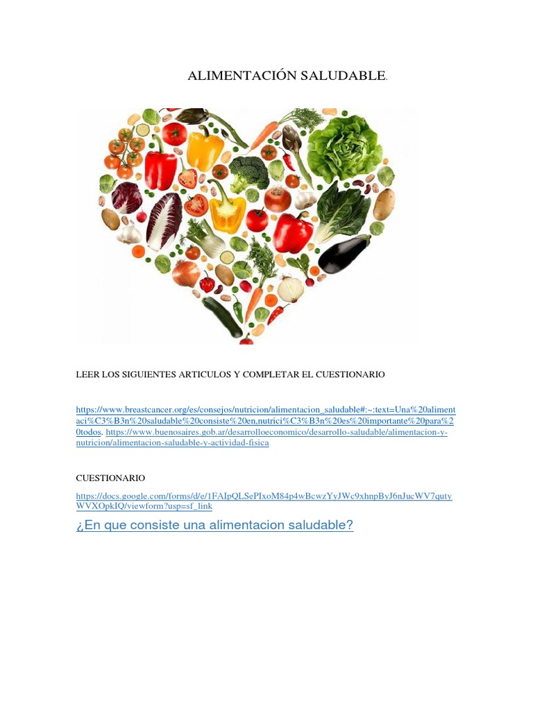 Tríptico sobre Alimentación Saludable | PDF | Salud y bienestar