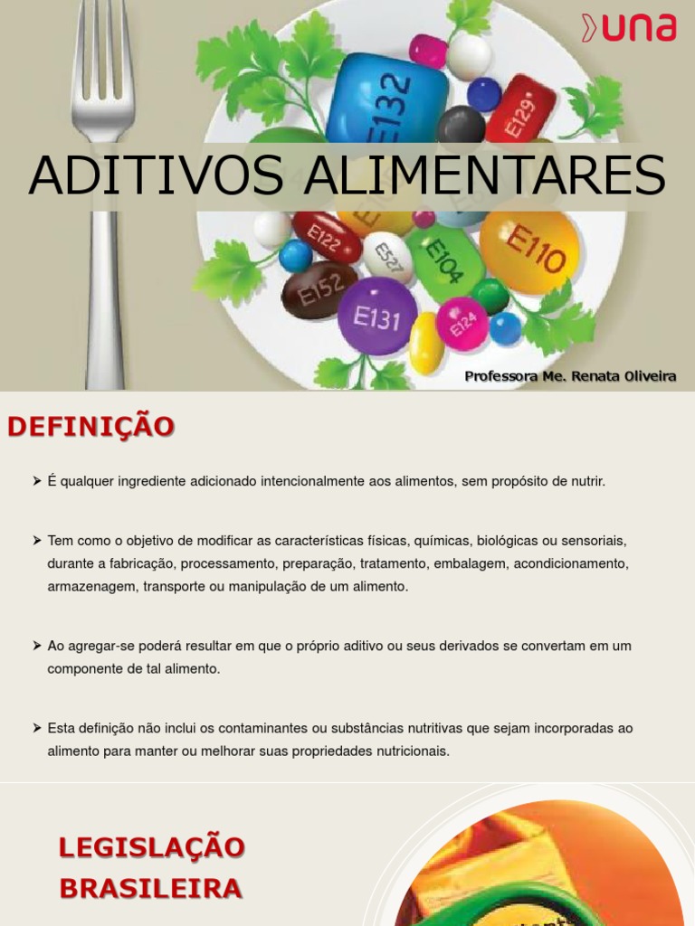 Aditivos Alimentares | PDF | Alimentos | Química