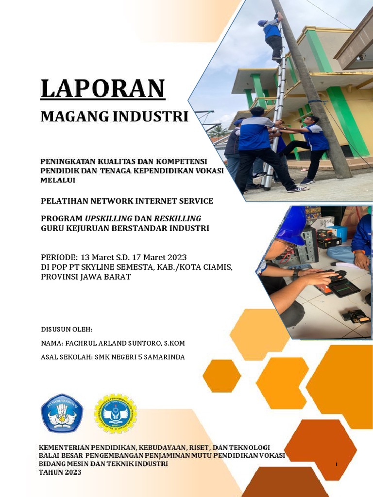 Template Laporan Magang Industri Upreskilling - Bagi Peserta - 2023 ...