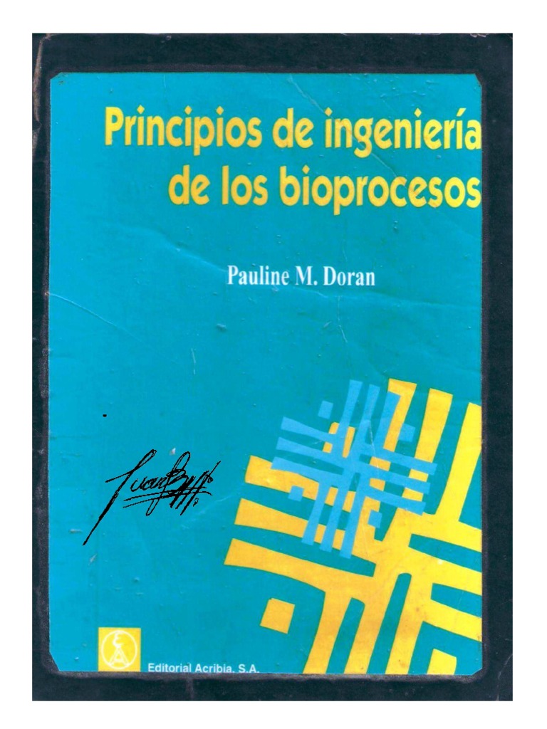 Pauline M. Doran - Principios de Ingenieria de Los Bioprocesos | PDF