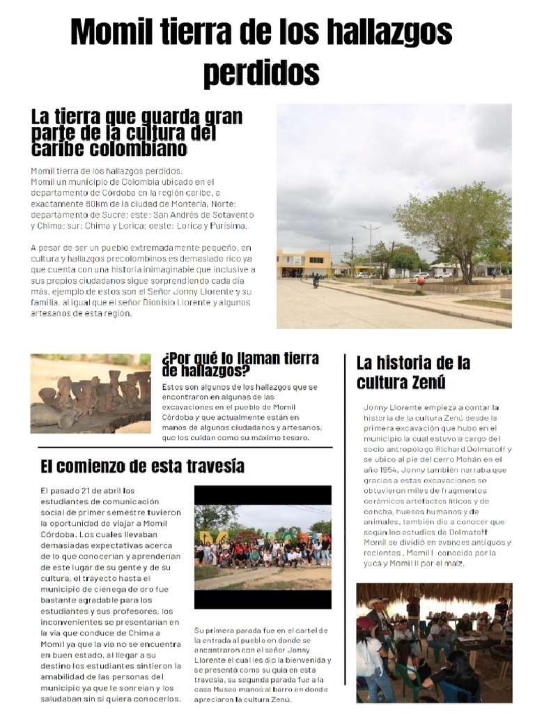 Reportaje Momil | PDF