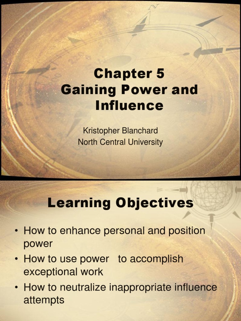 Gaining Power and Influence: Kristopher Blanchard North Central ...