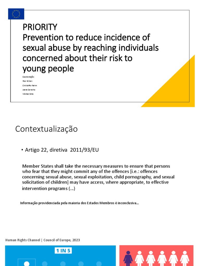 PRIORITY | PDF | Pedophilia | Child Sexual Abuse