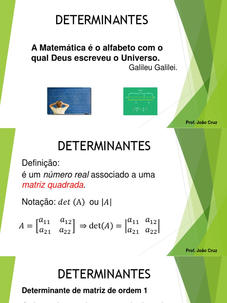 Determinantes 2023 | PDF | Determinante | Matriz (Matemática)