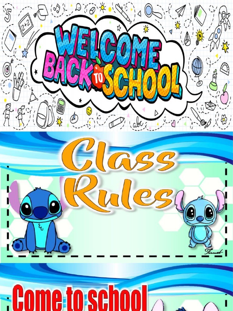 Classroom Rules Pdf