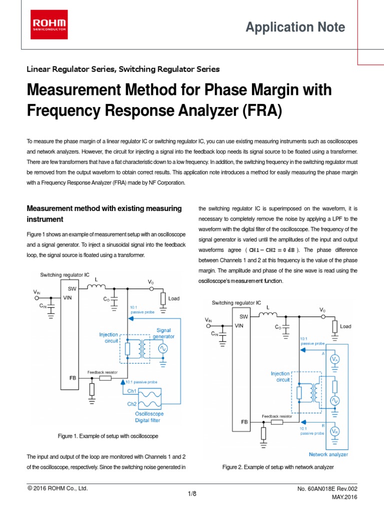 Measurement Method For Phase Margin With Frequency Response Analyzer (FRA) | PDF | Electronic ...