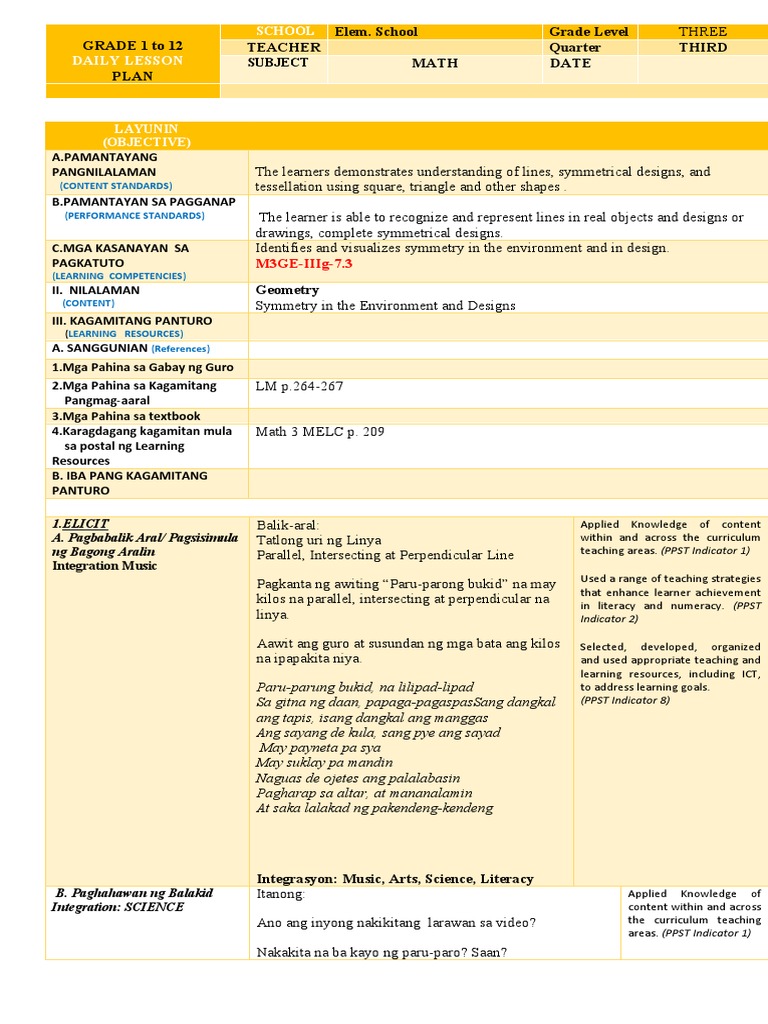 MATH3 COT DLP 3rd Q | PDF