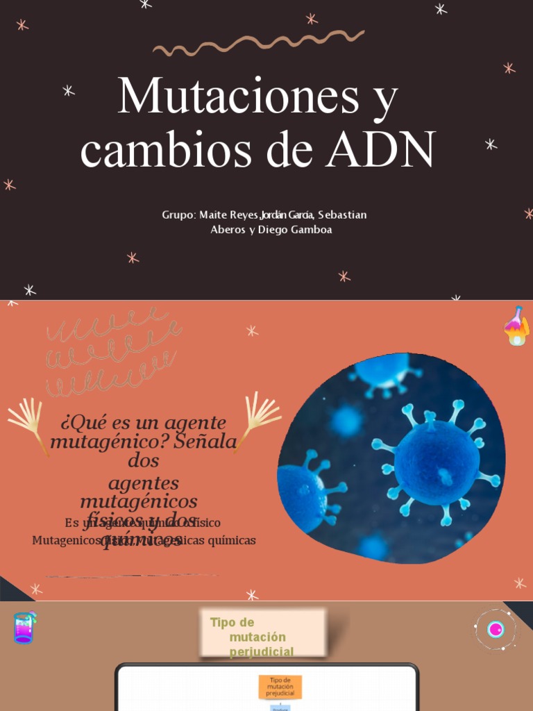 Mutaciones y Cambios Del ADN (Taller) | PDF