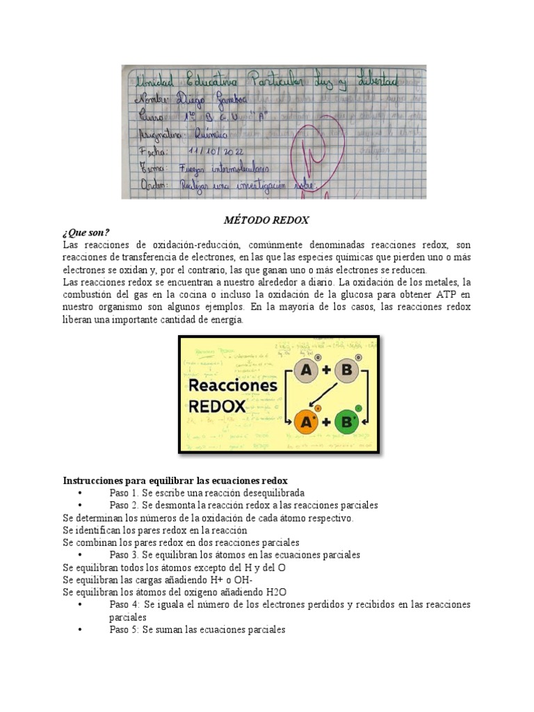 Método Redox Pdf