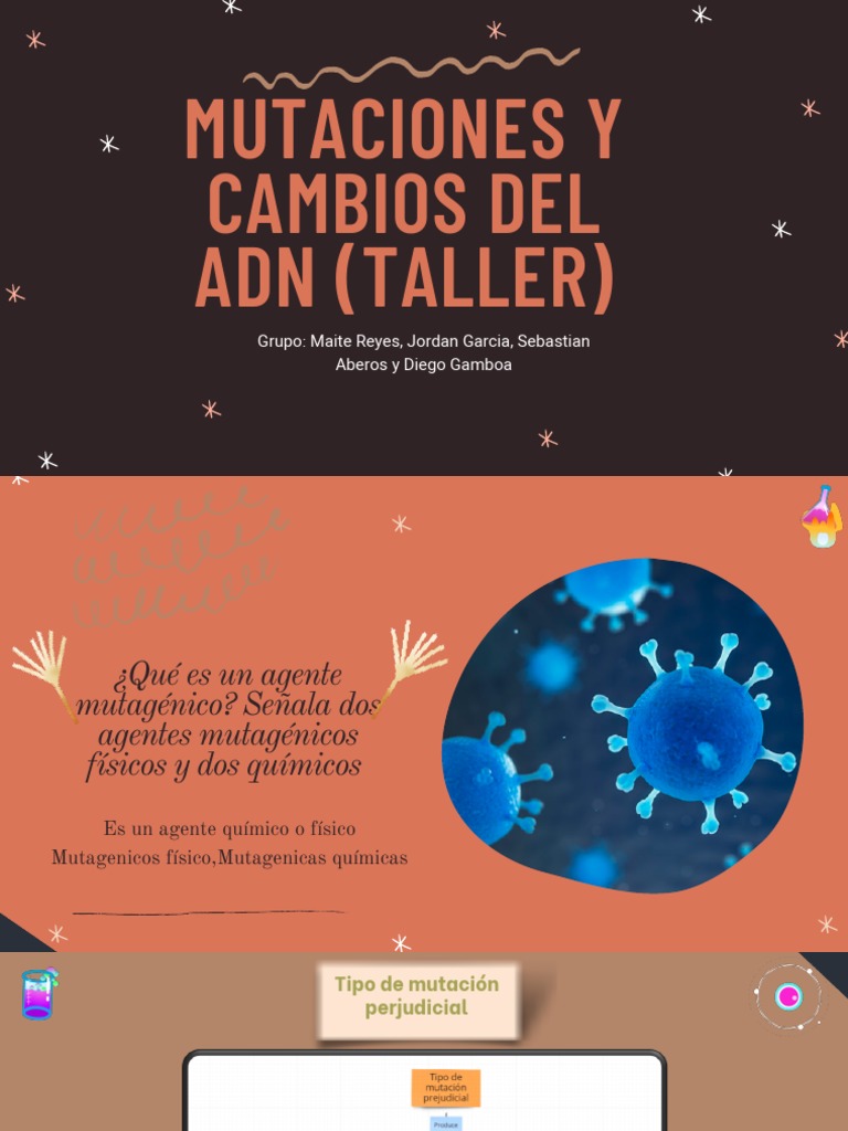 Mutaciones y Cambios Del ADN (Taller) | PDF