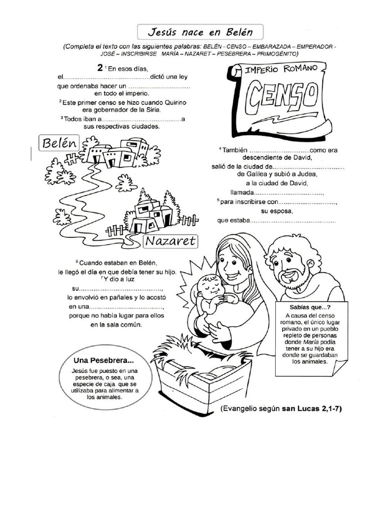 Historia Del Nacimiento de Jesús | PDF