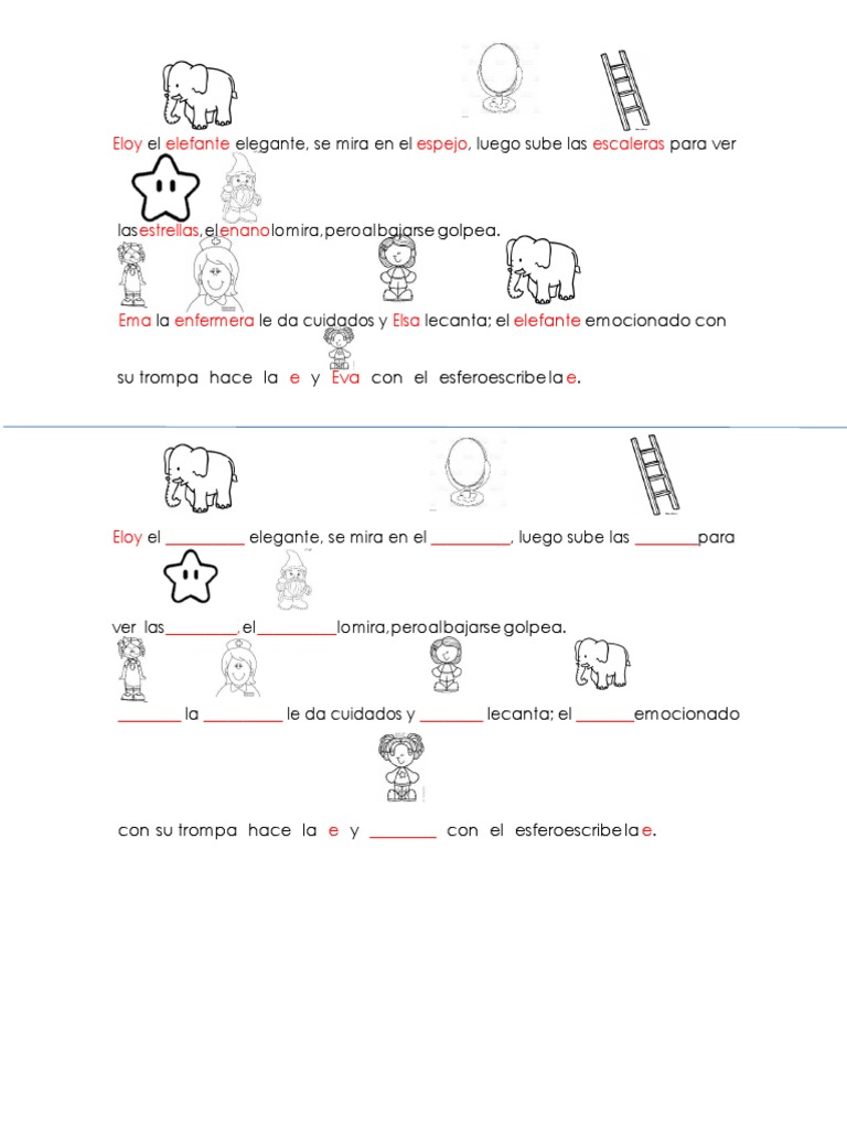 cuento de la E | PDF