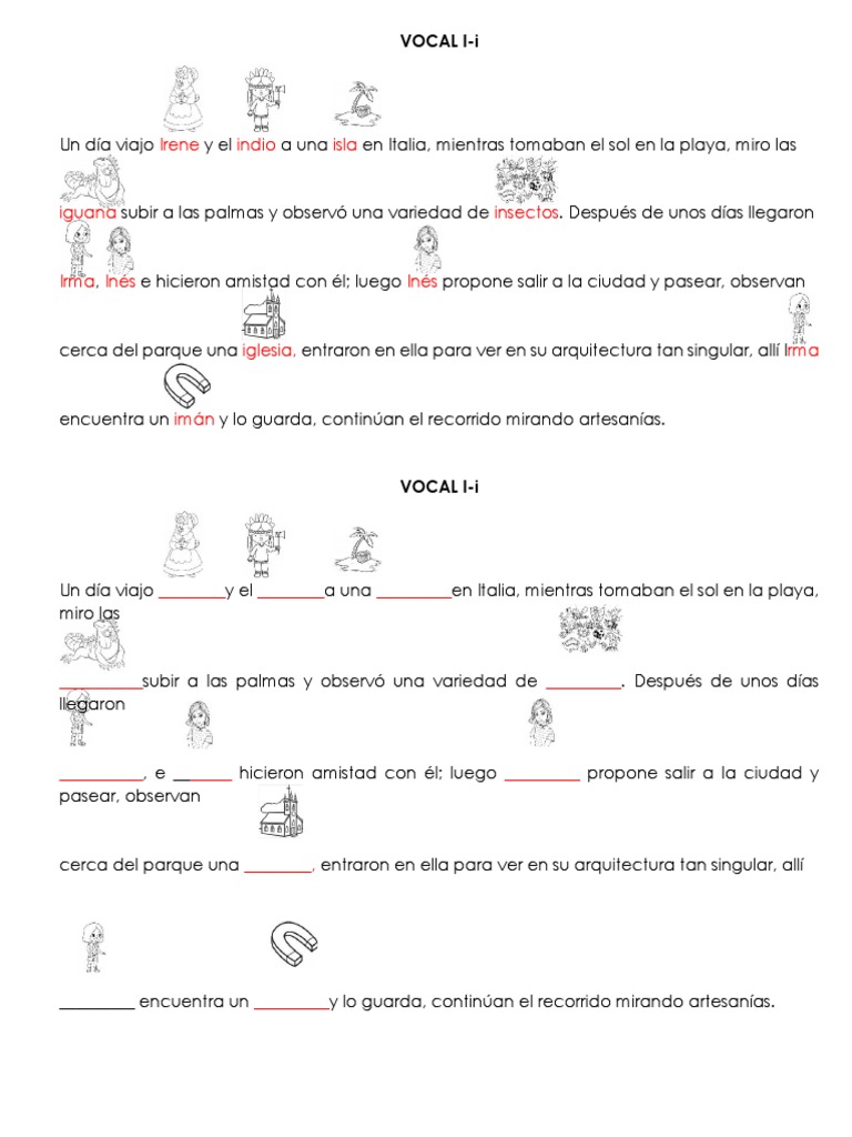 cuento vocal i | PDF